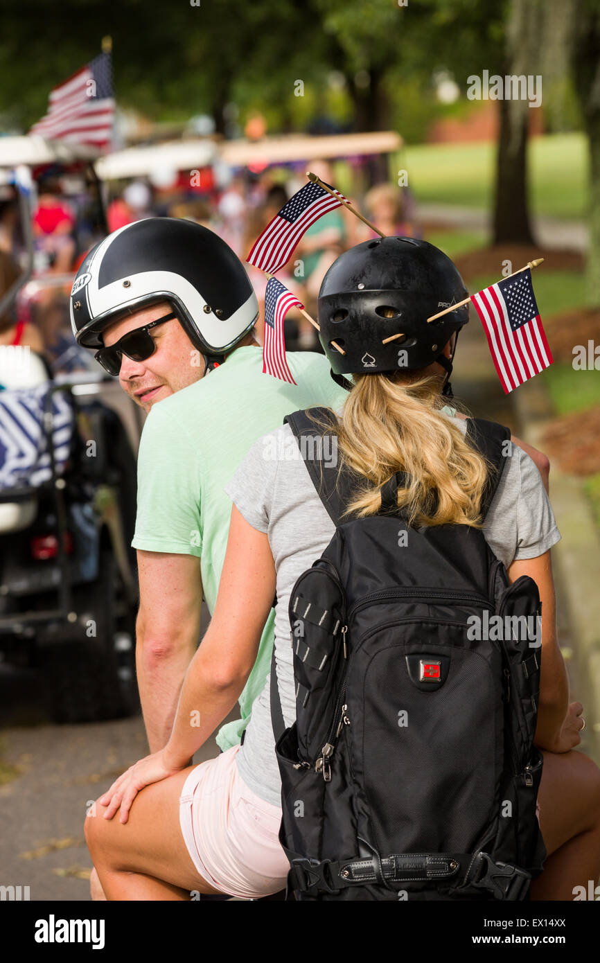 Us flag vespa hi-res stock photography and images - Alamy