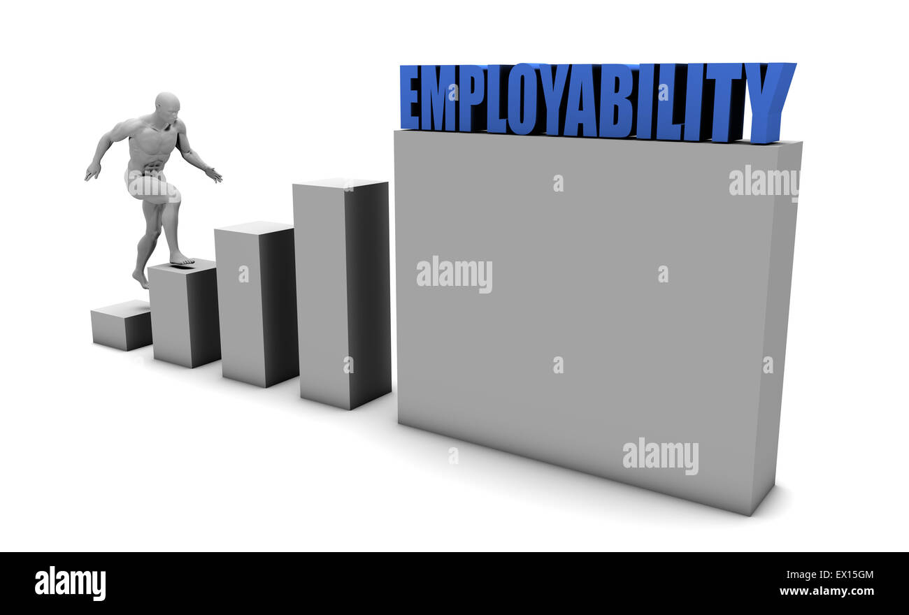 Improve Your Employability and Increase or Reach Your Goal Stock Photo ...
