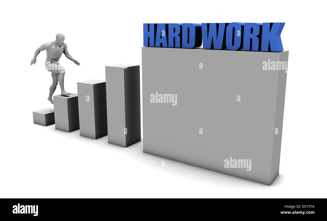 Improve Your Hard work and Increase or Reach Your Goal Stock Photo - Alamy