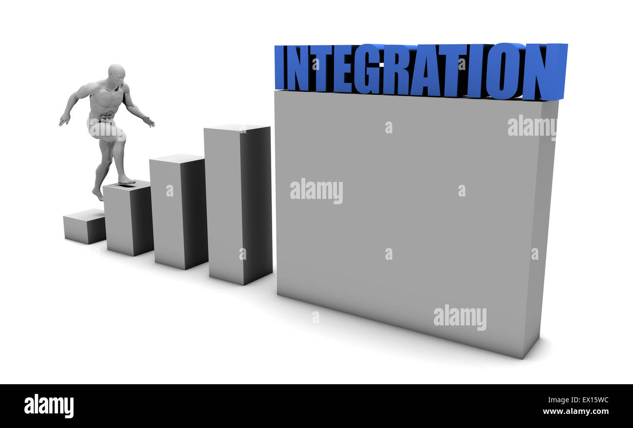 Improve Your Integration and Increase or Reach Your Goal Stock Photo ...
