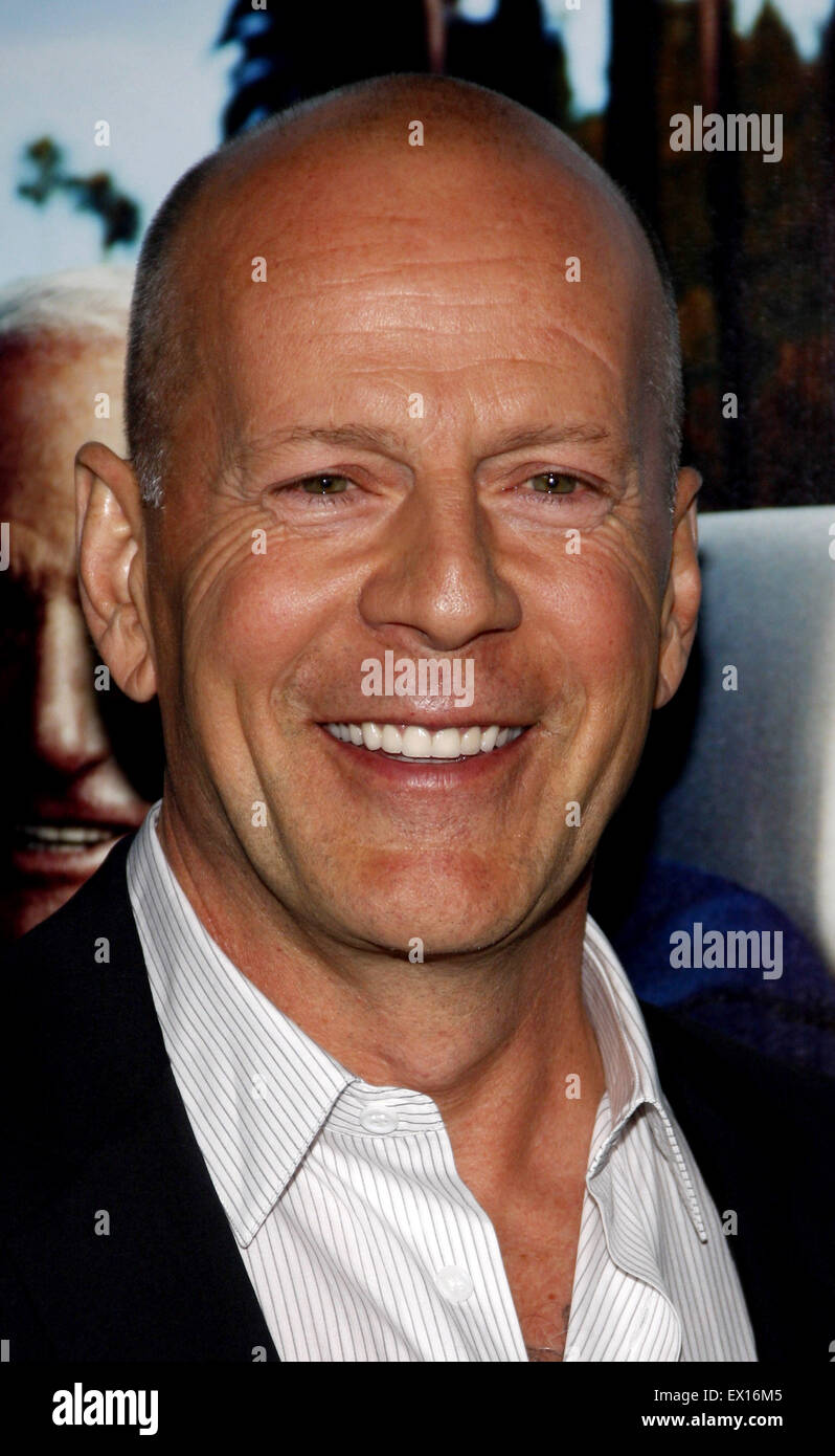 Bruce Willis at the HBO's 'His Way' Los Angeles Premiere held at the ...