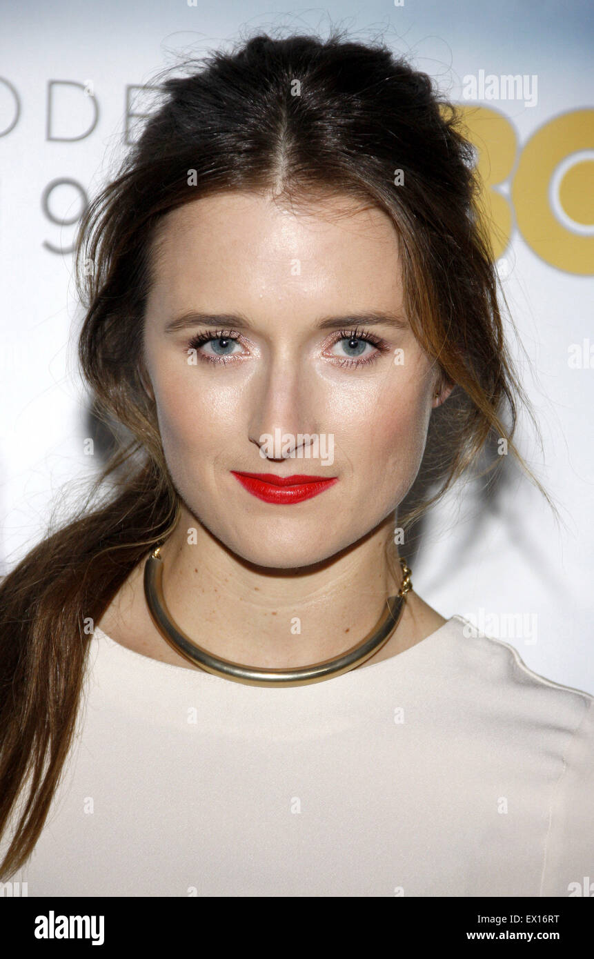 Grace Gummer at the Los Angeles premiere of HBO's 'The Newsroom' Season ...