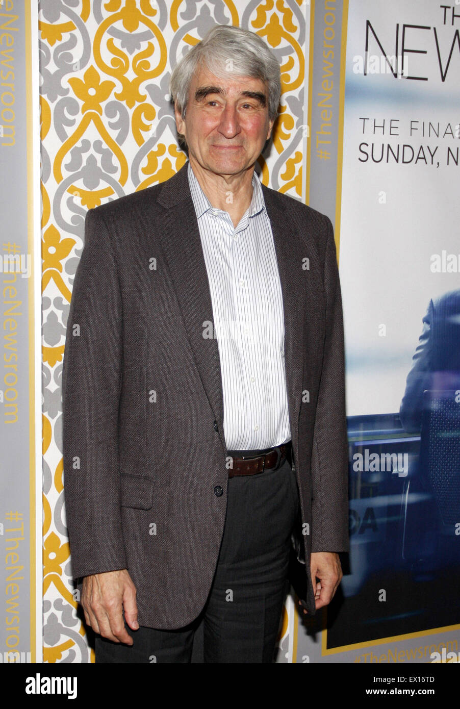 Sam Waterston at the Los Angeles premiere of HBO's 'The Newsroom ...