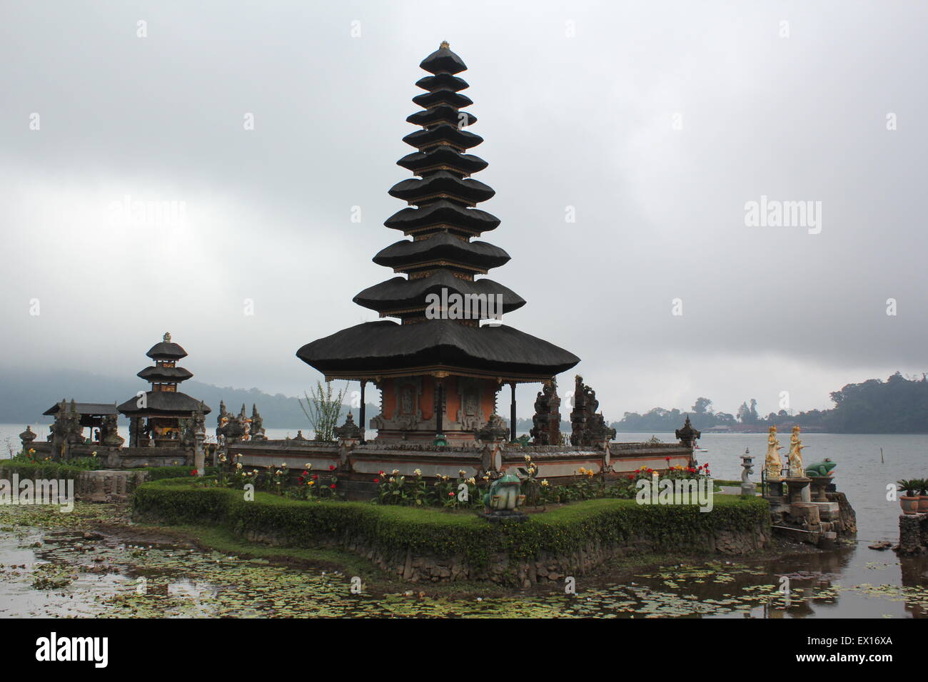 Pura Ulun Danu Bratan - temple by the lake. Bali Indonesia Stock Photo ...