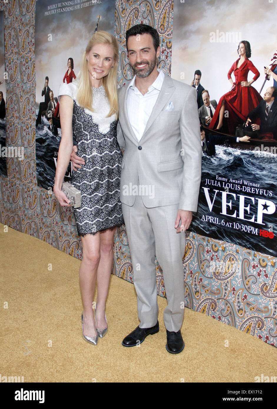 Reid Scott at the HBO's Season 3 premiere of "Veep" held at the ...