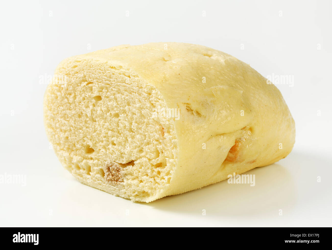 Quarter of a loaf-shaped white bread dumpling Stock Photo - Alamy
