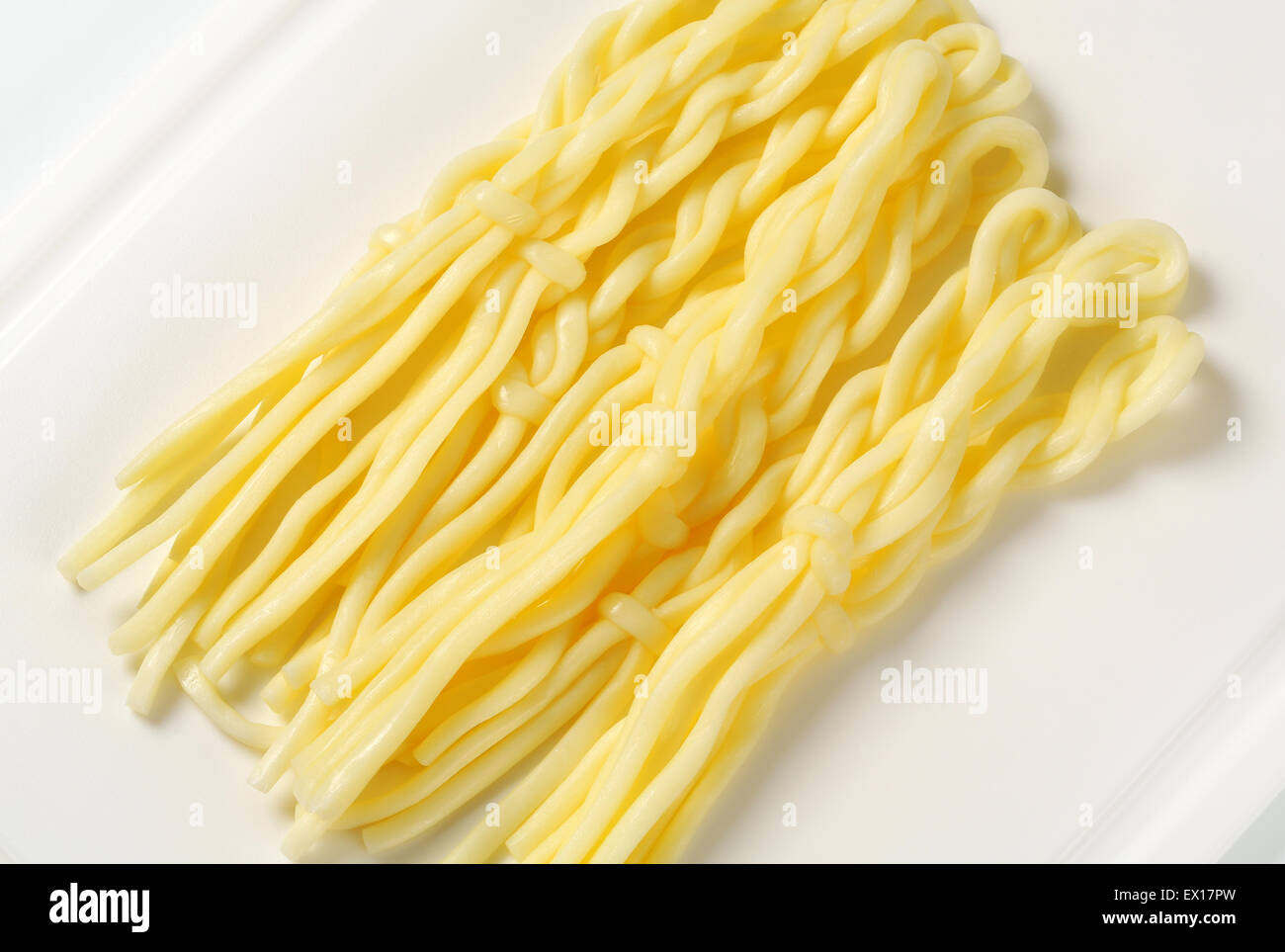 Slovak cuisine - String cheese in the shape of little braids (Korbaciky ...