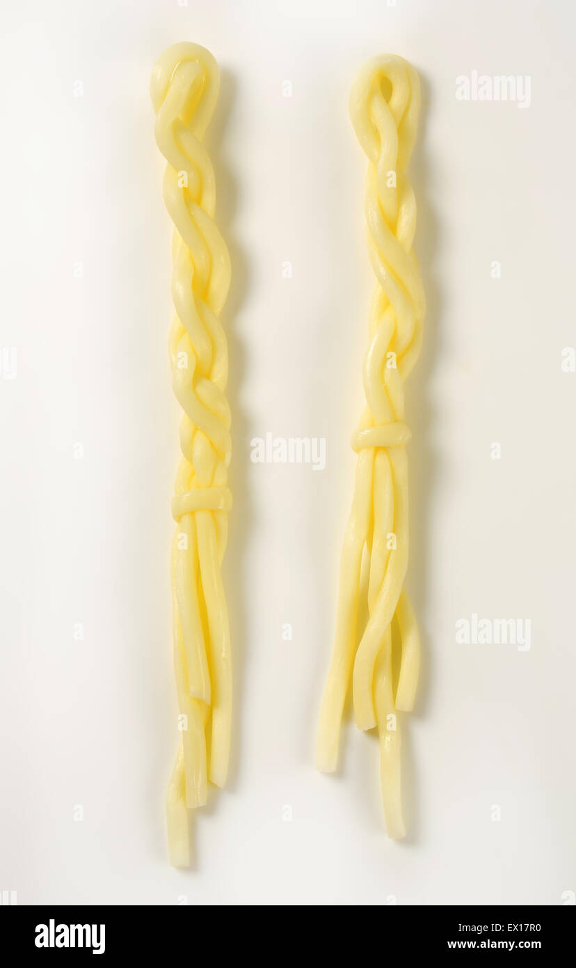 Slovak cuisine - String cheese in the shape of little braids (Korbaciky ...