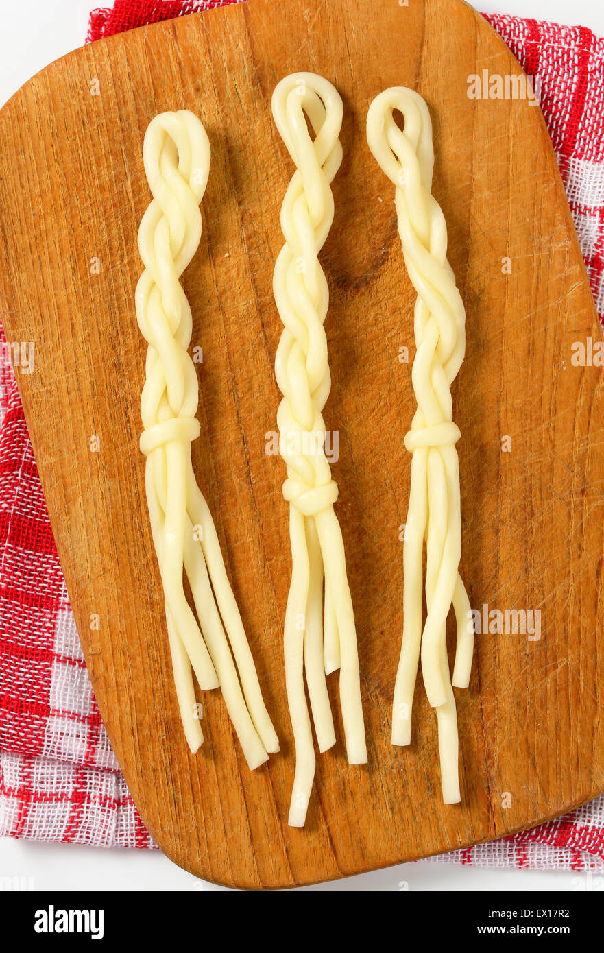 Slovak cuisine - String cheese in the shape of little braids (Korbaciky ...