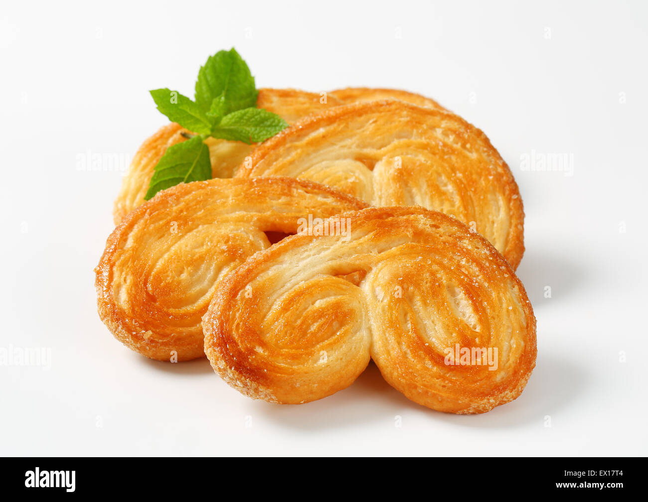 Puff pastry cookies ears hi-res stock photography and images - Alamy