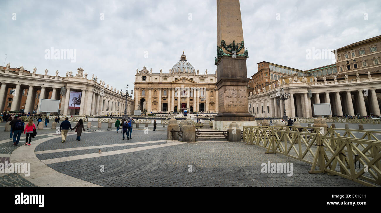 St. Peter's Square Stock Photo - Alamy