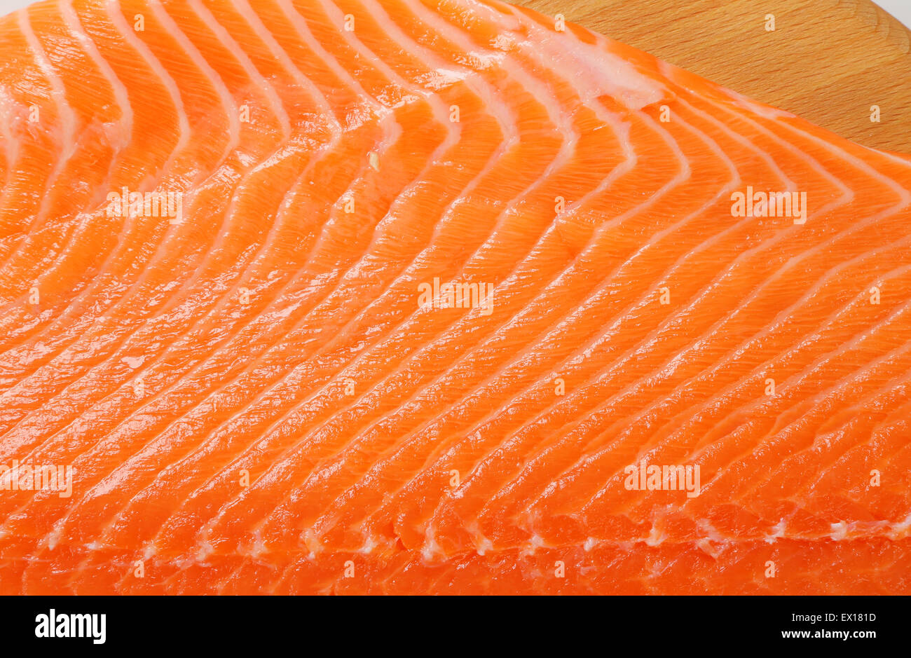 Full frame background of raw salmon Stock Photo - Alamy