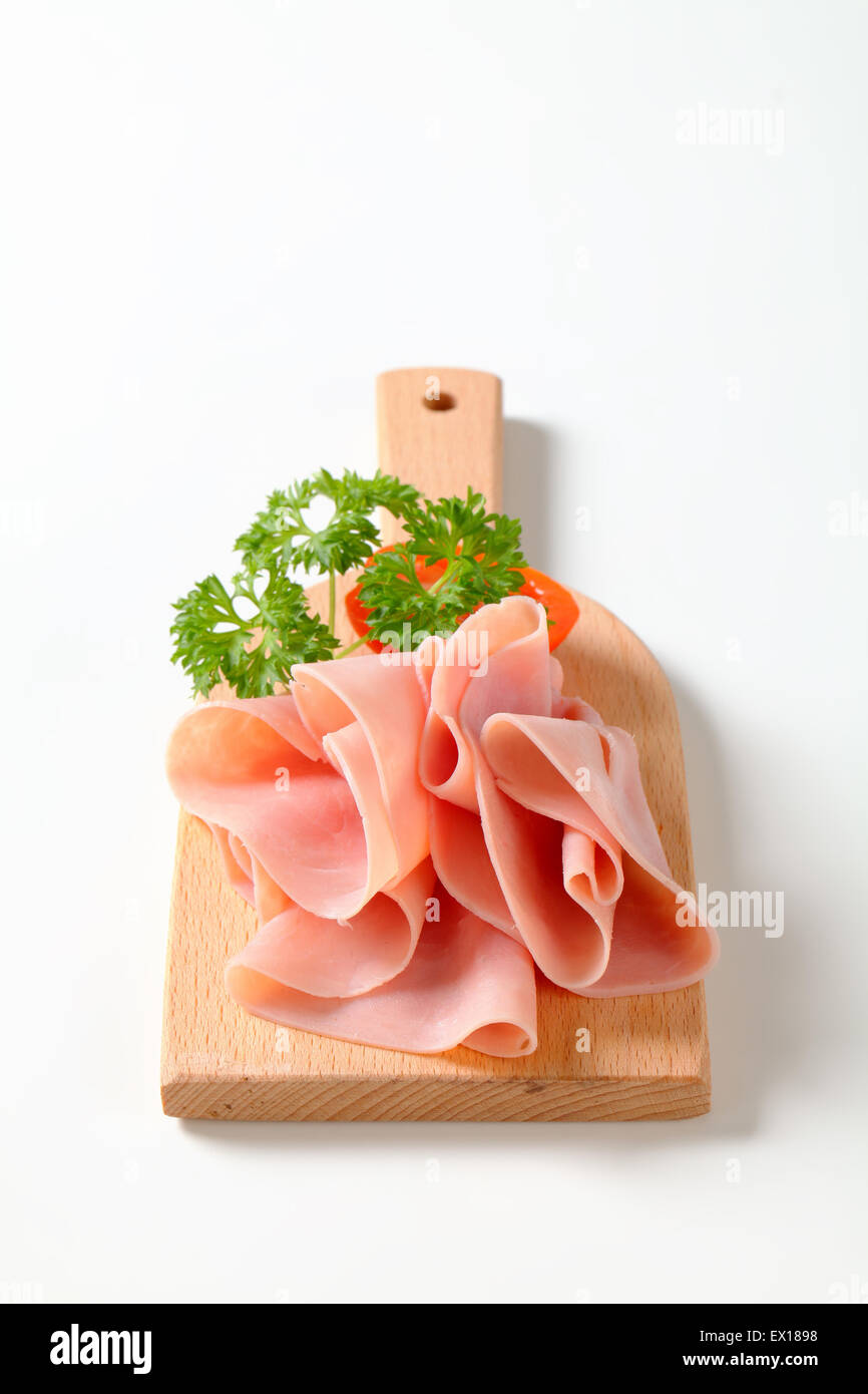 Thinly sliced ham studio hi-res stock photography and images - Alamy