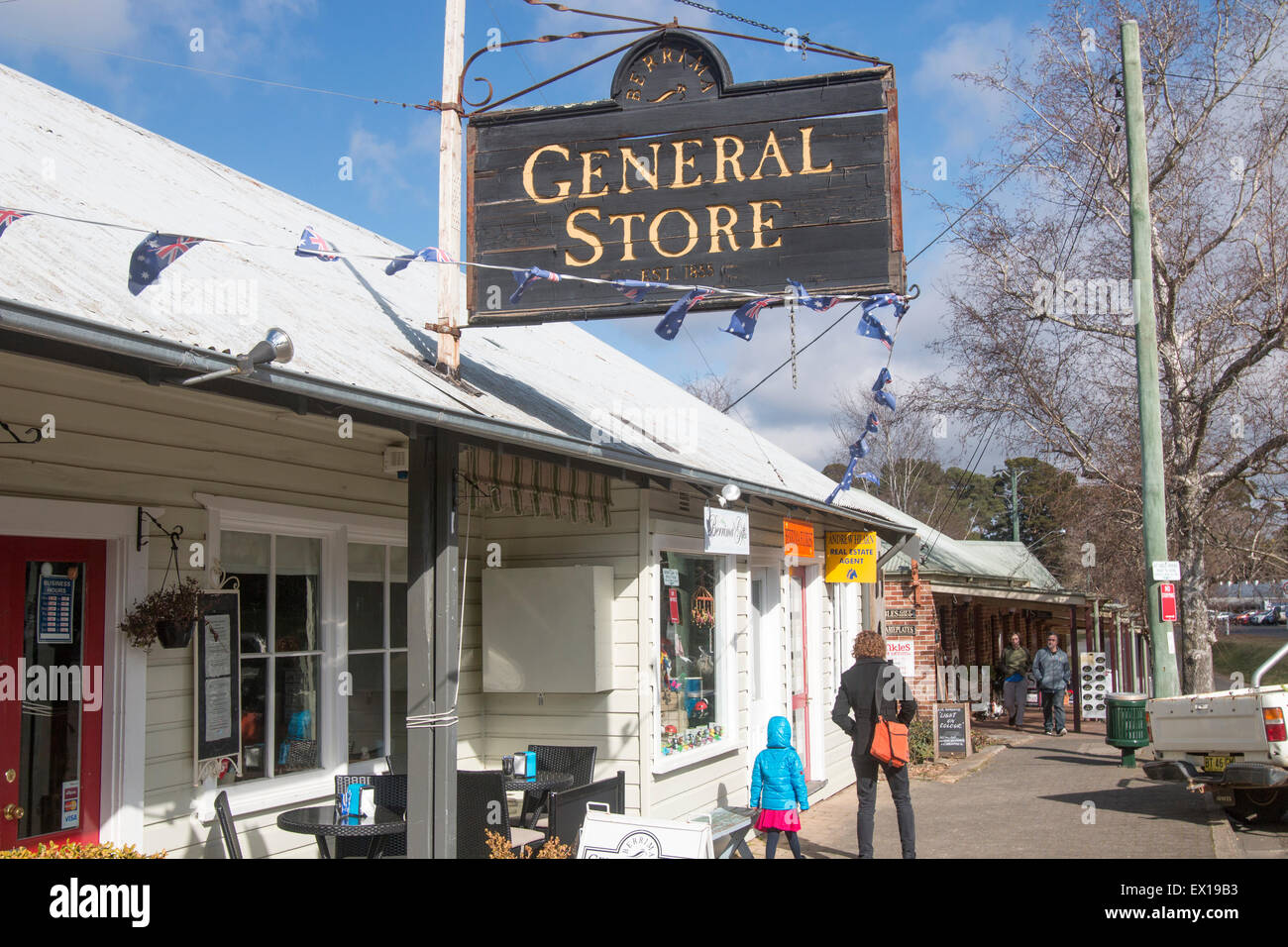 mother and child in Berrima, a popular village in the Southern ...