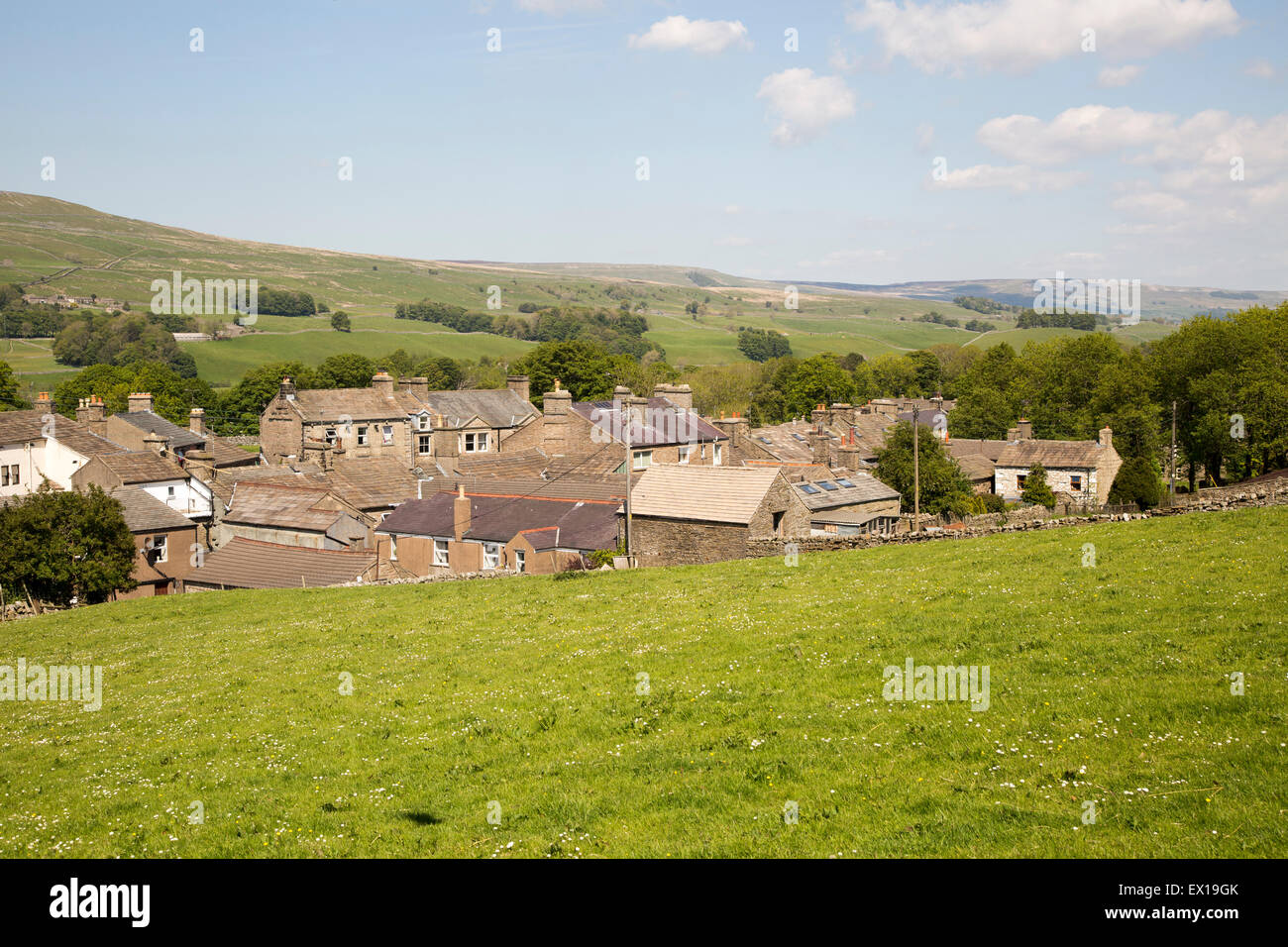 Wensleydale hawes village hi-res stock photography and images - Alamy