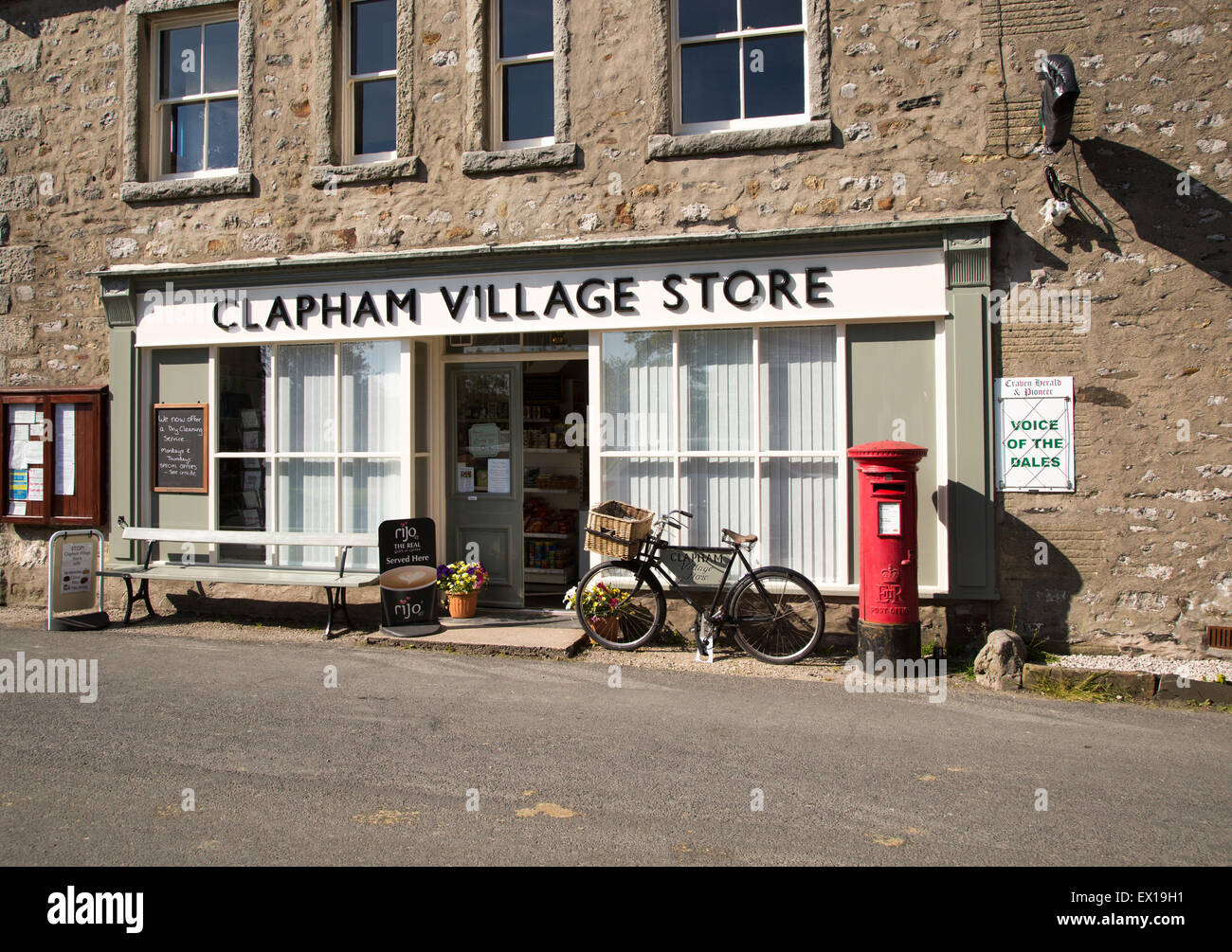 Clapham village stores shop, Clapham village, Yorkshire Dales national ...