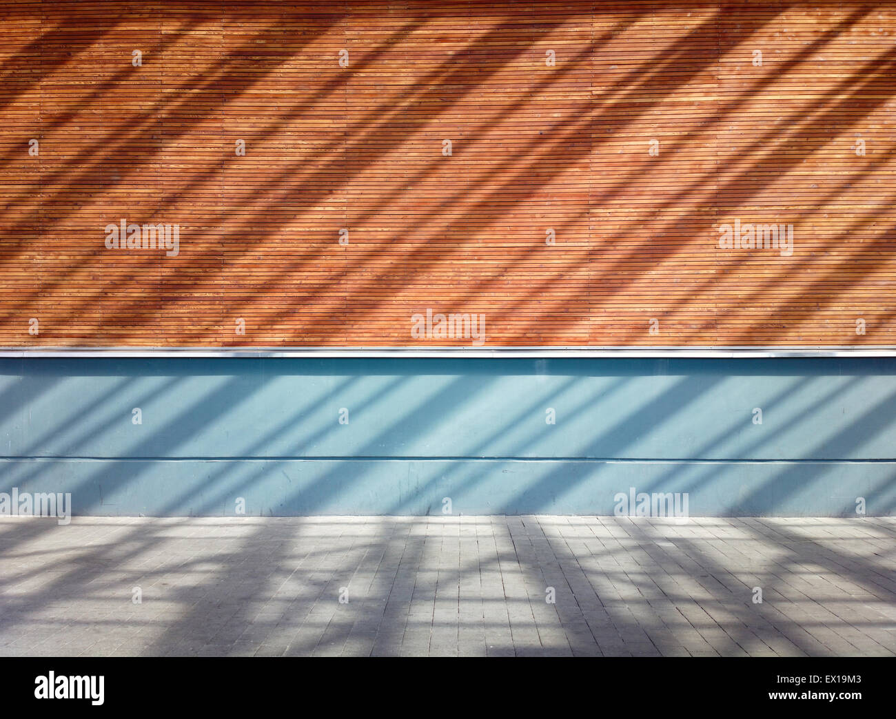 Sunlight shadows on the wall Stock Photo - Alamy