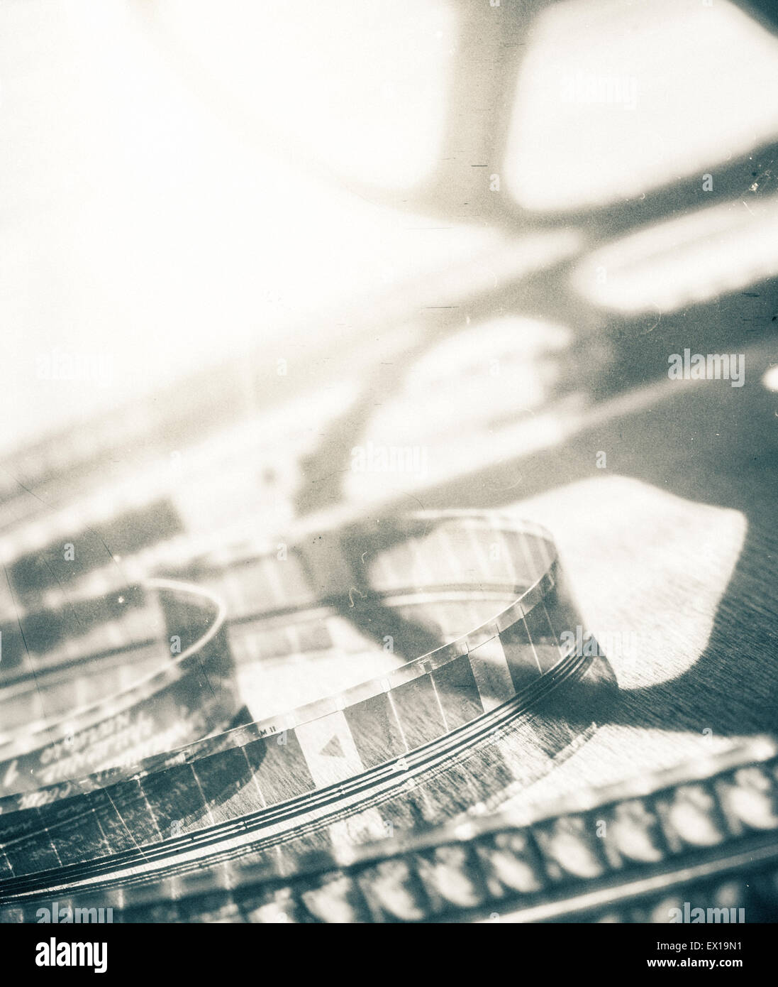 Abstract motion picture film background. Contains dust and grain Stock ...