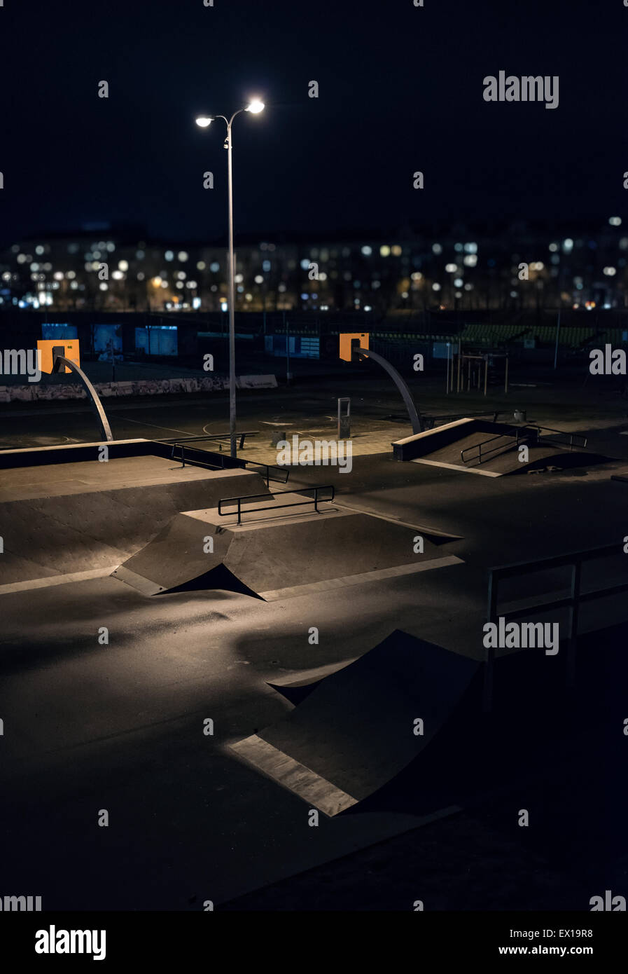 Autumn season playground background hi-res stock photography and images ...