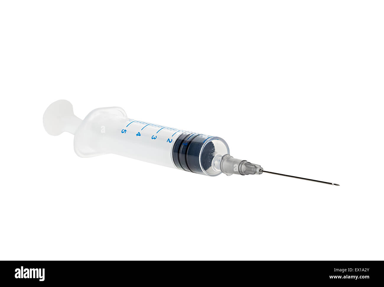 Medical syringe isolated Stock Photo - Alamy