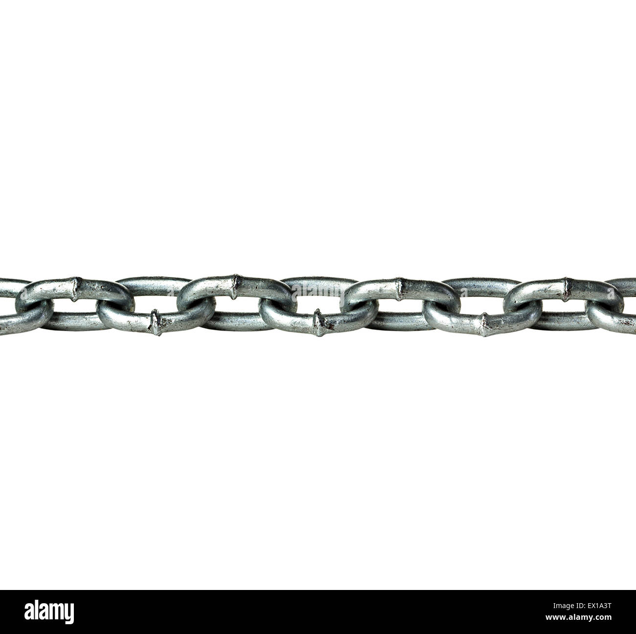 Metal chain isolated on white Stock Photo - Alamy