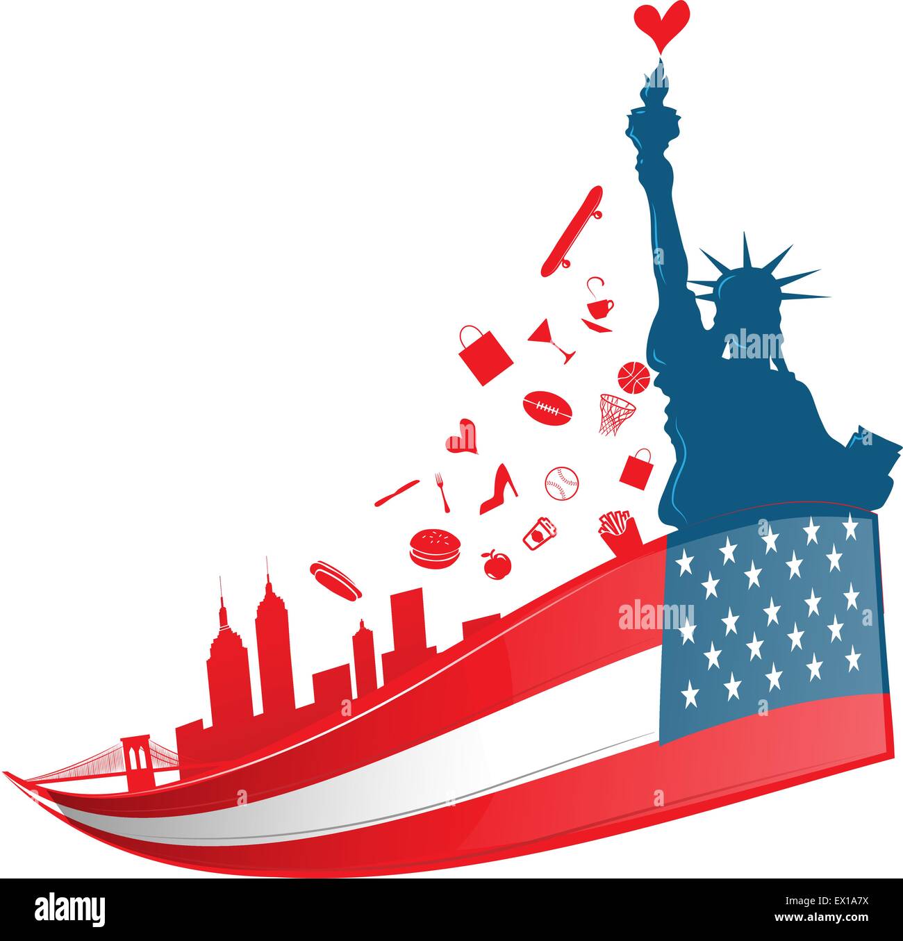 New york city event Stock Vector Images - Alamy