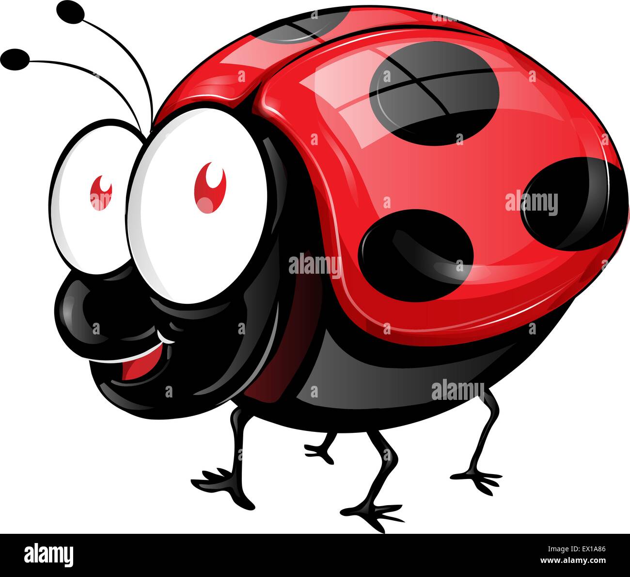 Ladybug cartoon hi-res stock photography and images - Alamy