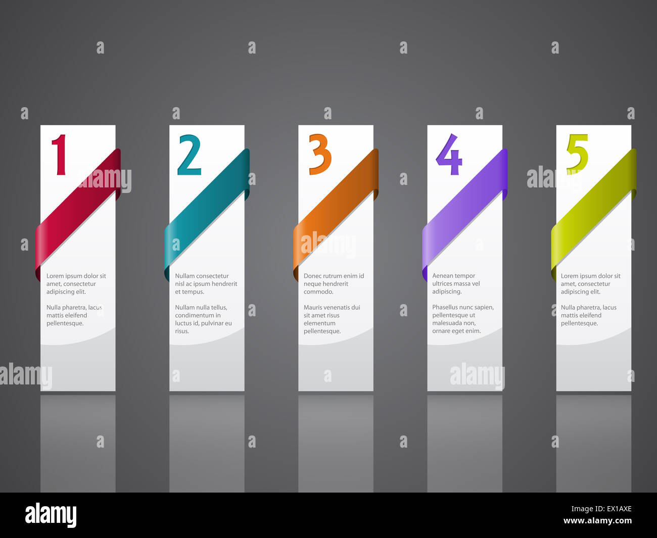 Purple ribbon sample text hi-res stock photography and images - Alamy