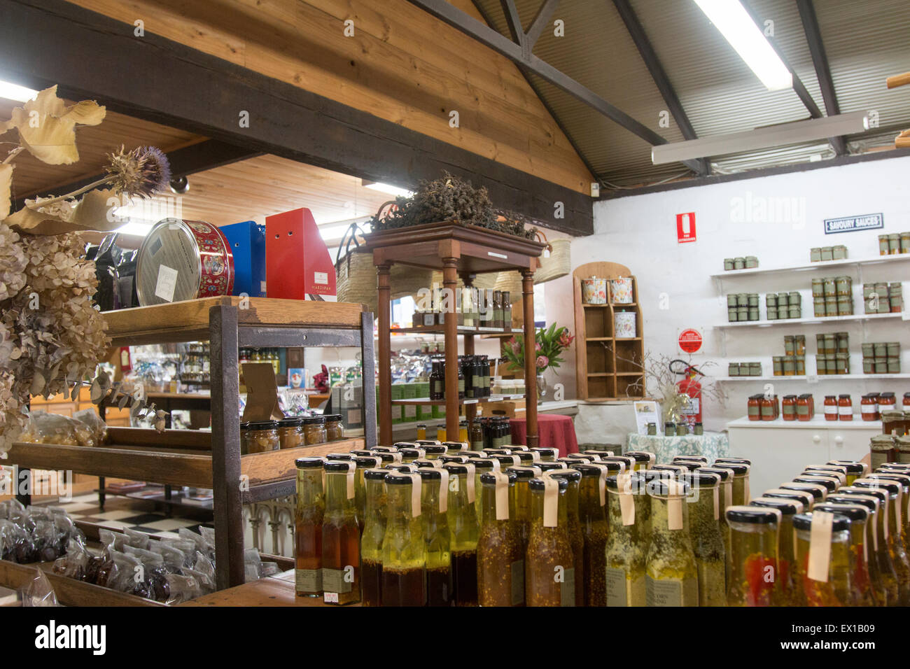 inside a traditional jams and condiments village store in Berrima,new ...