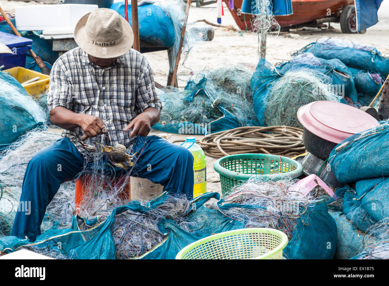 Villager fishing hi-res stock photography and images - Alamy