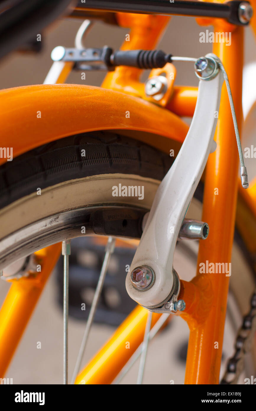 Close up bicycle brake hi-res stock photography and images - Alamy