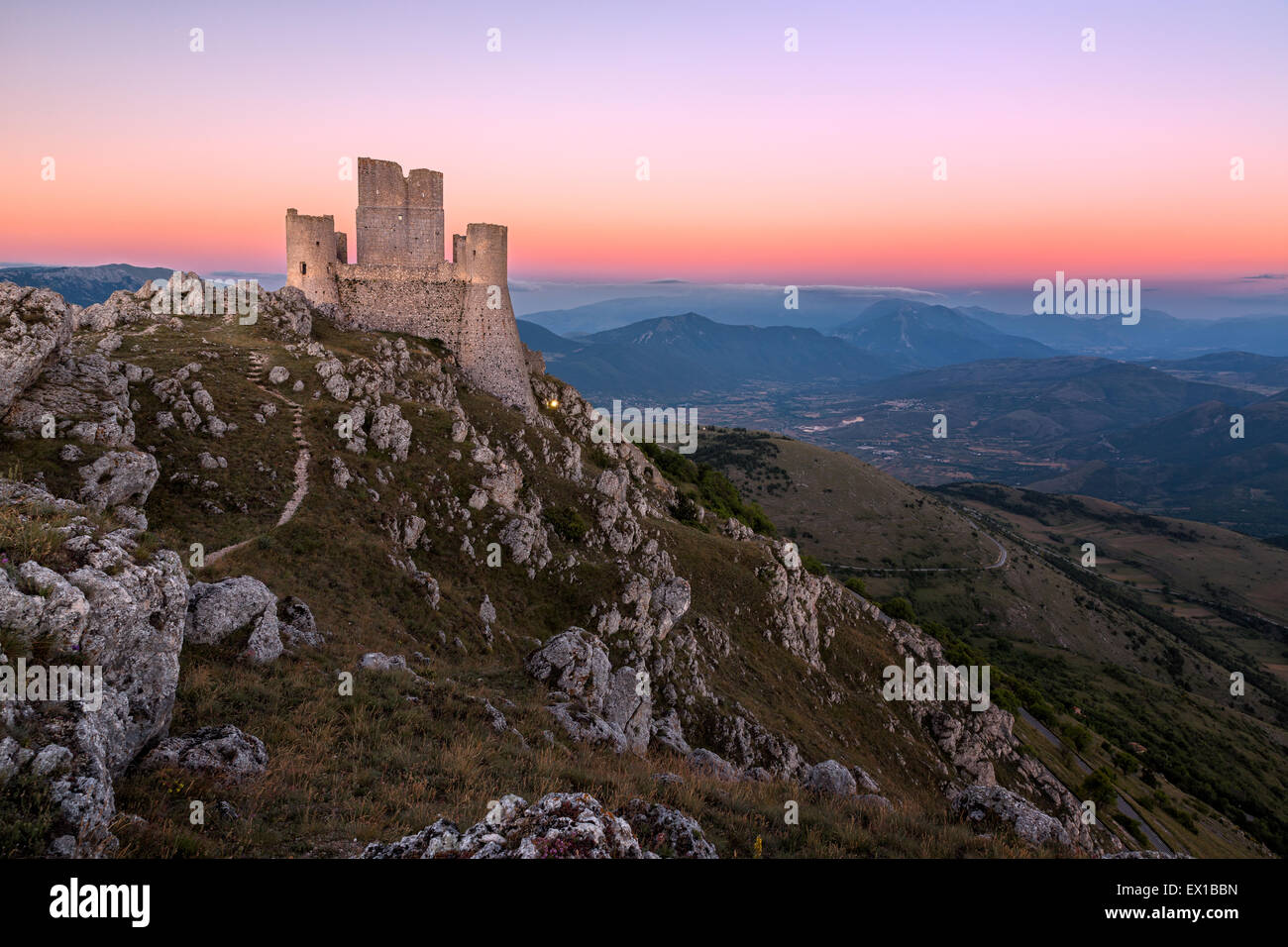 Rocca calascio castle ruins hi-res stock photography and images - Alamy