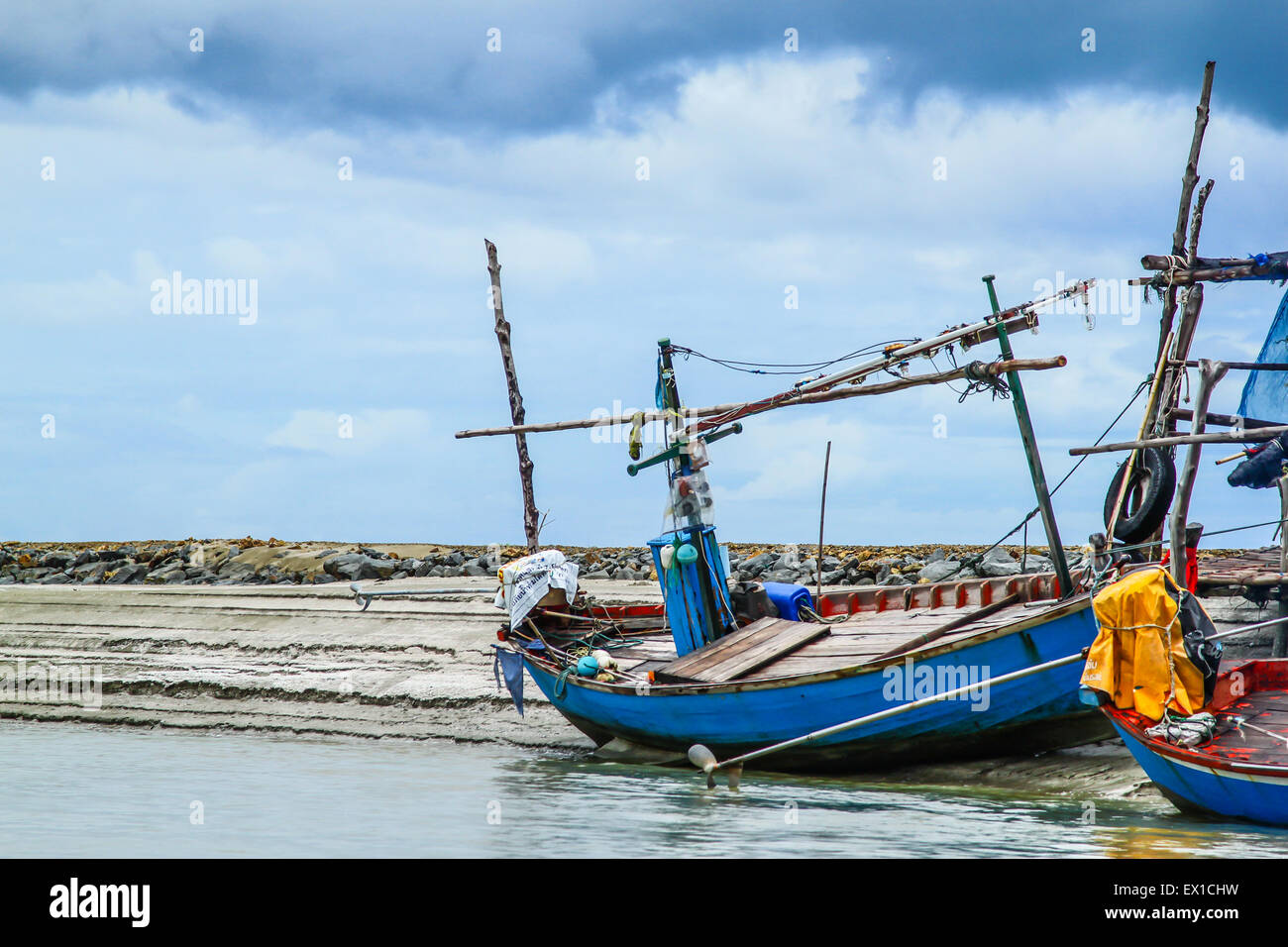 thai fishing boat Stock Photo - Alamy