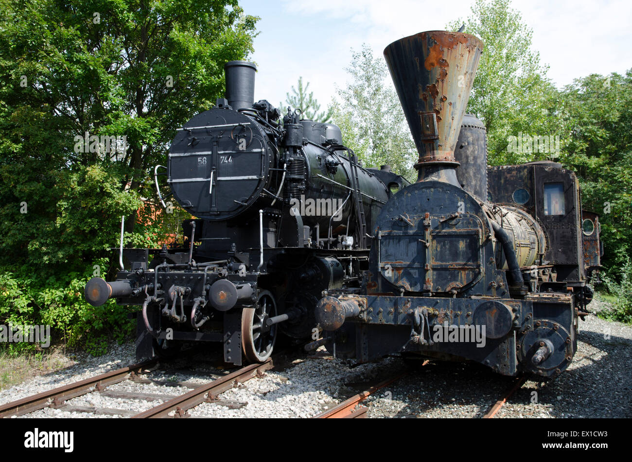 das heizhaus railway museum strasshof austria steam locomotive engine ...