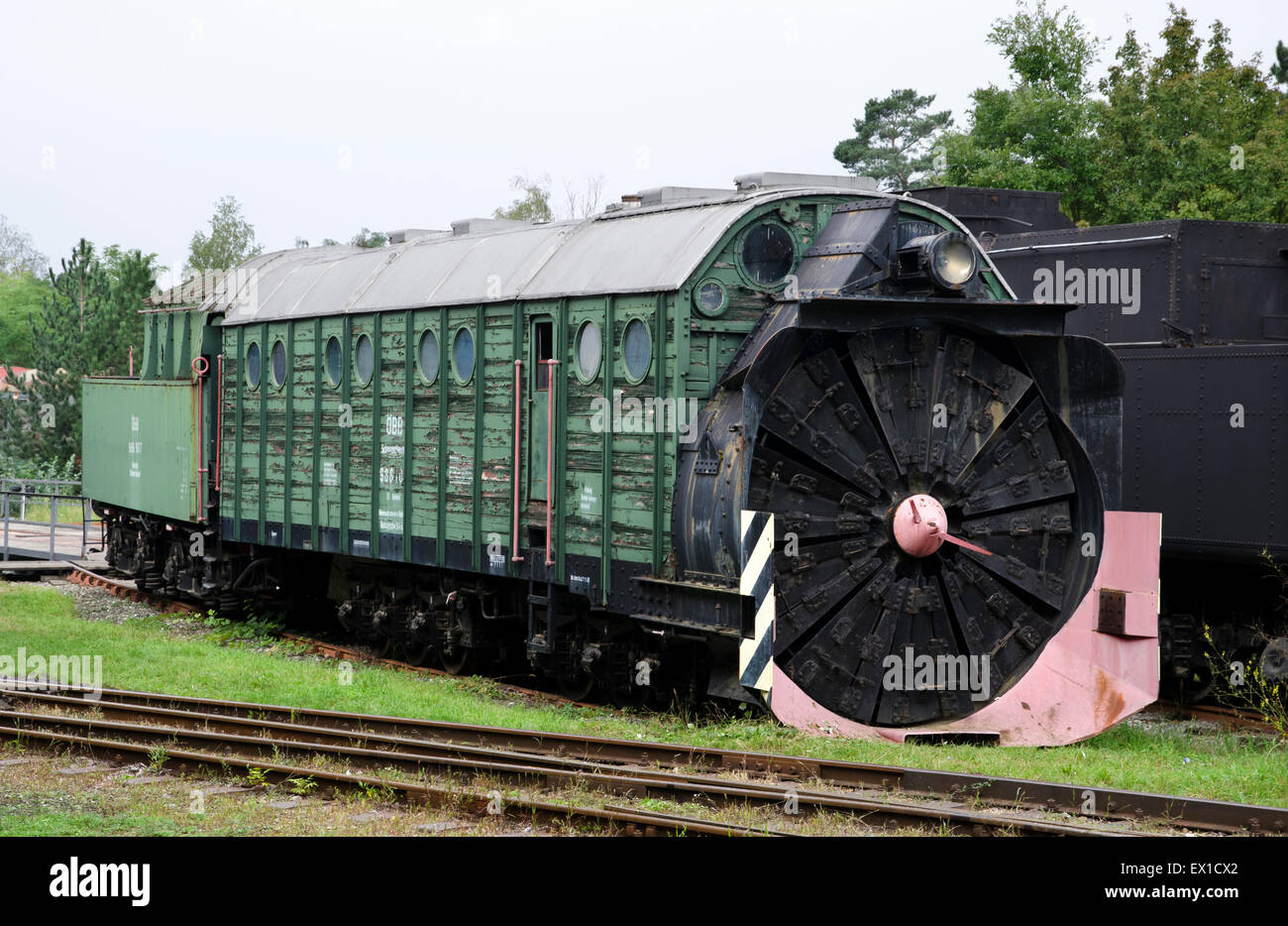 das heizhaus railway museum strasshof austria Stock Photo - Alamy