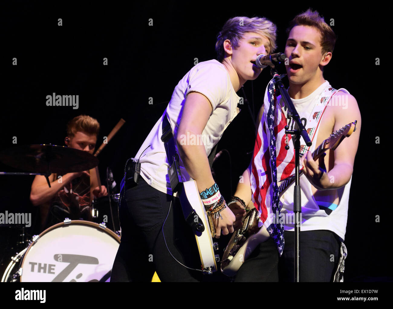 The Tide perform at London's O2 Arena Featuring: The Tide Where: London ...