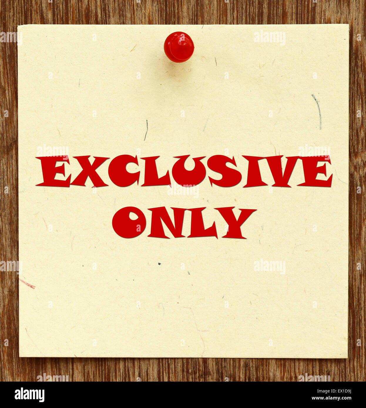 Exclusive offer text in hi-res stock photography and images - Alamy