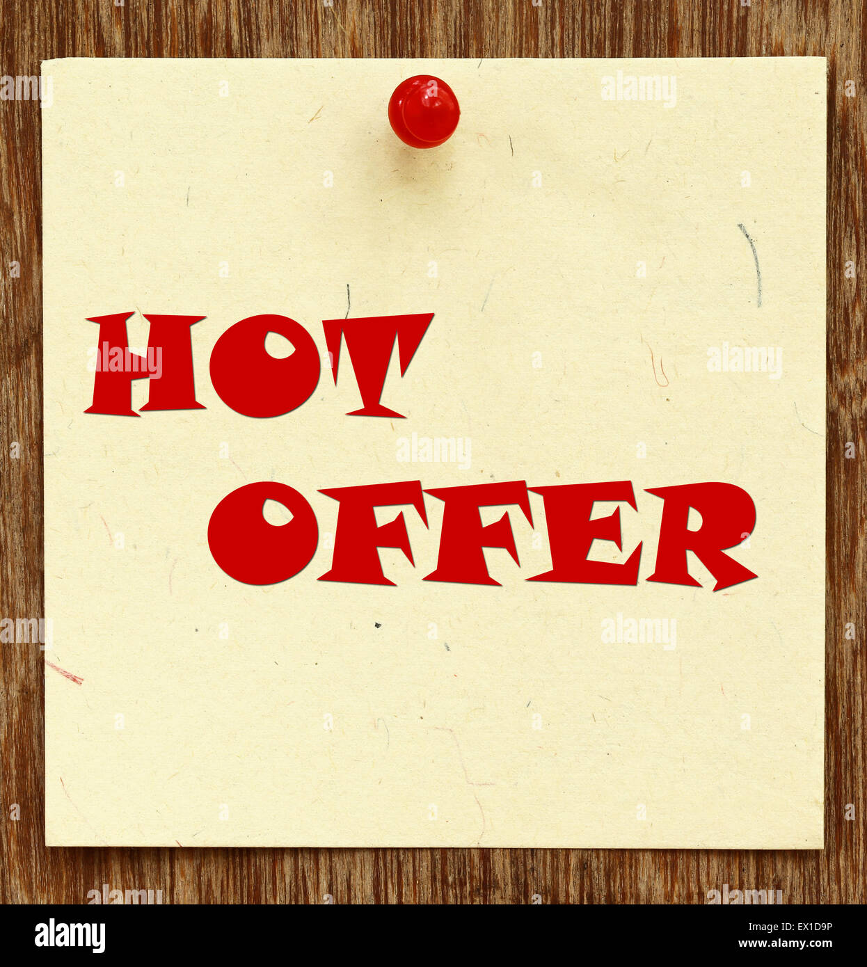 Offer notice board hi-res stock photography and images - Alamy