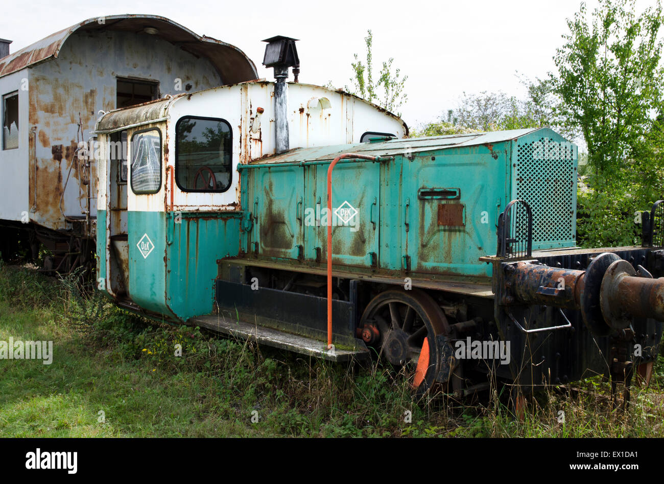 das heizhaus railway museum strasshof austria Stock Photo - Alamy