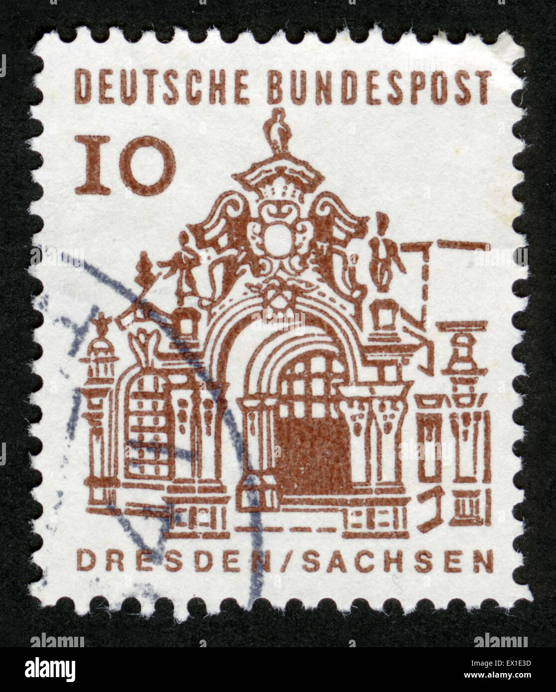 Dresden Stamp Germany Stock Photos & Dresden Stamp Germany Stock Images ...