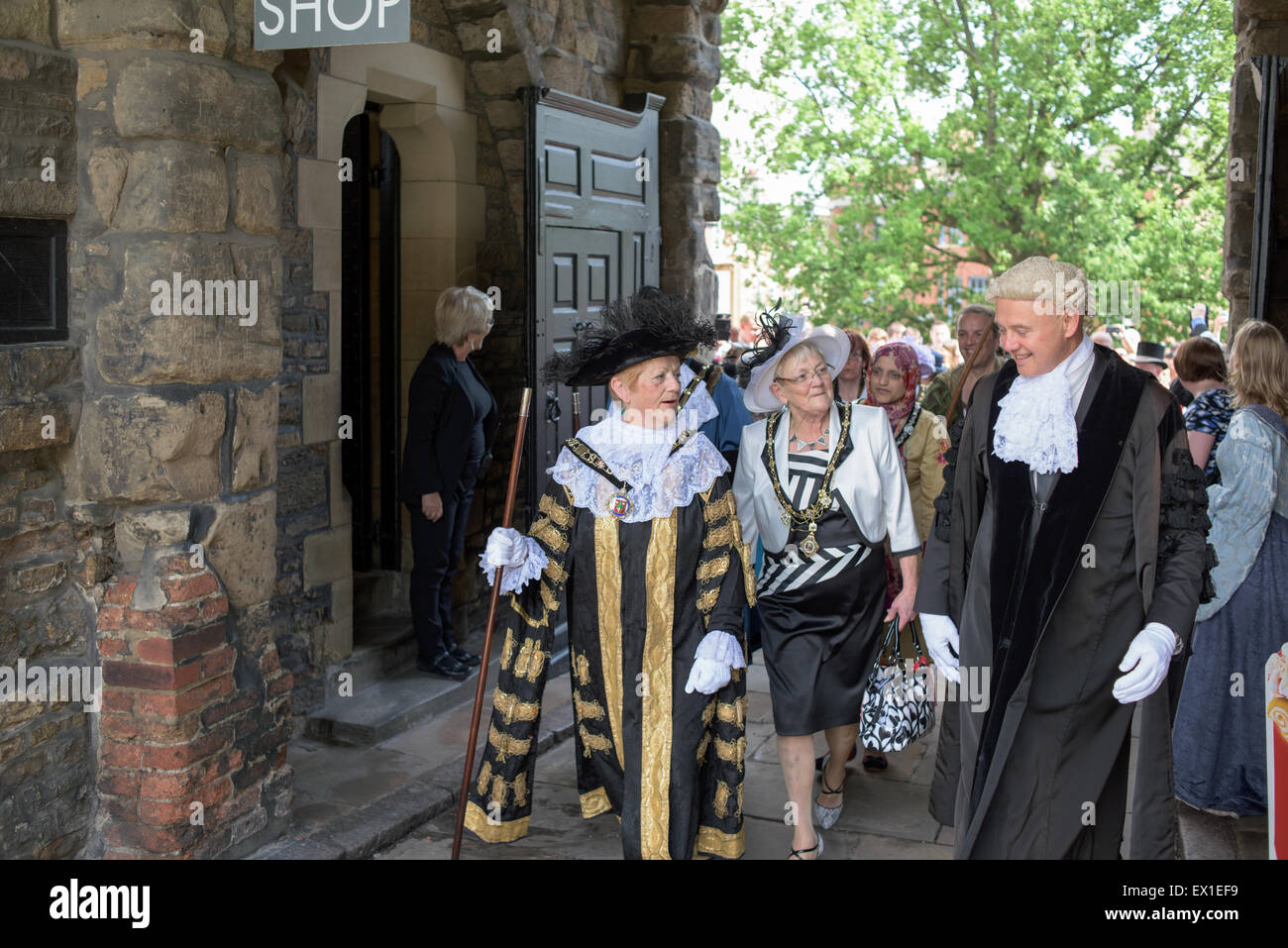 Nottingham, UK. 04th July, 2015. Councillor Jackie Morris is sworn in ...