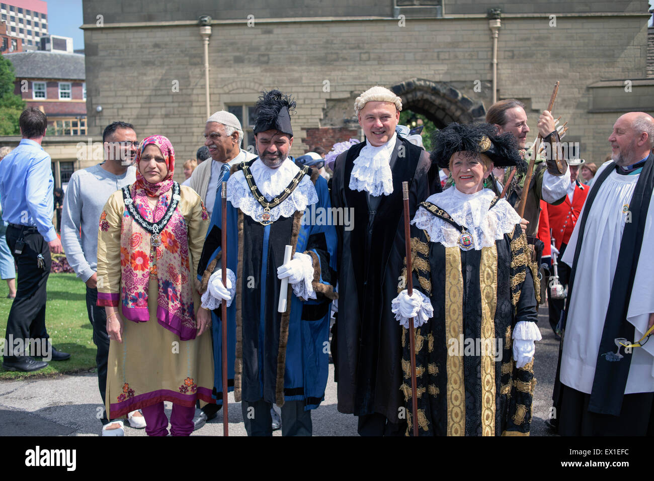 Nottingham, UK. 04th July, 2015. Councillor Jackie Morris is sworn in ...