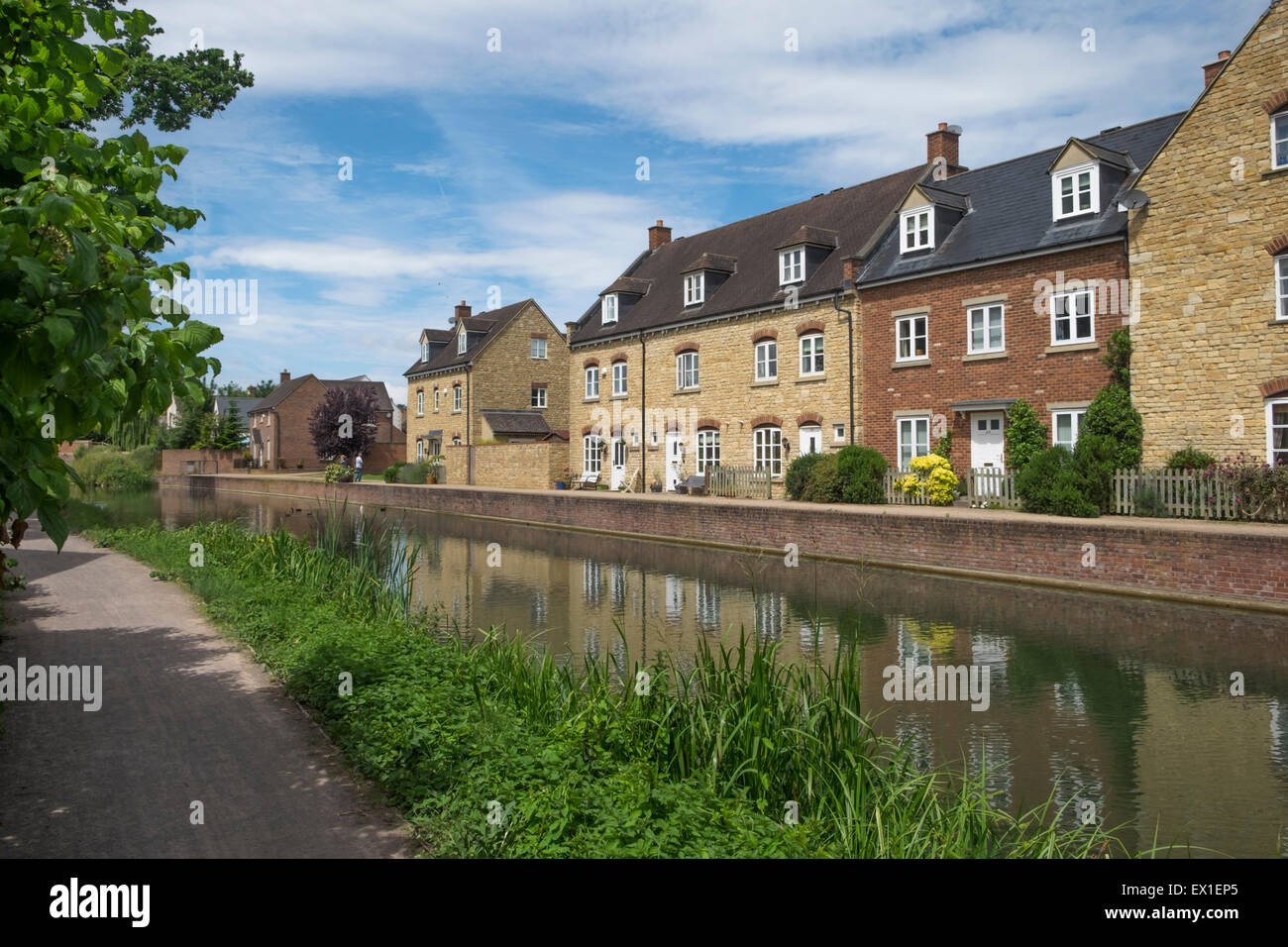 Ebley near Stroud Gloucestershire England UK Ebley wharf Stroud housing ...