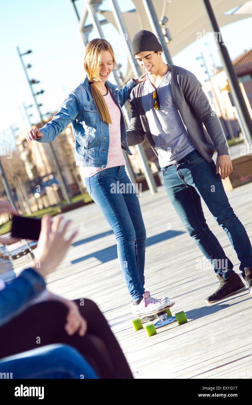 Two friends having fun hi-res stock photography and images - Alamy