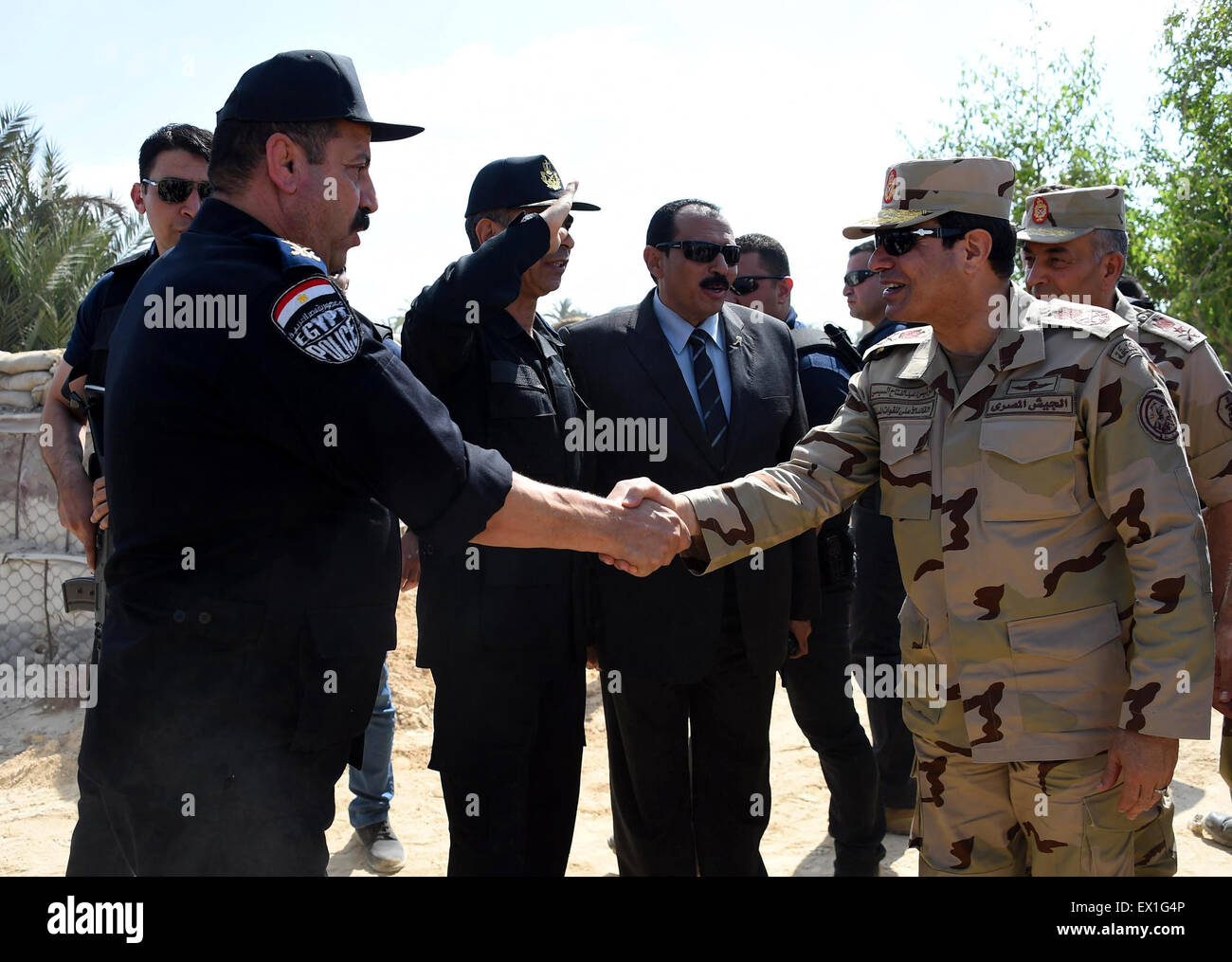 Cairo, Egypt. 4th July, 2015. A handout picture released by the ...