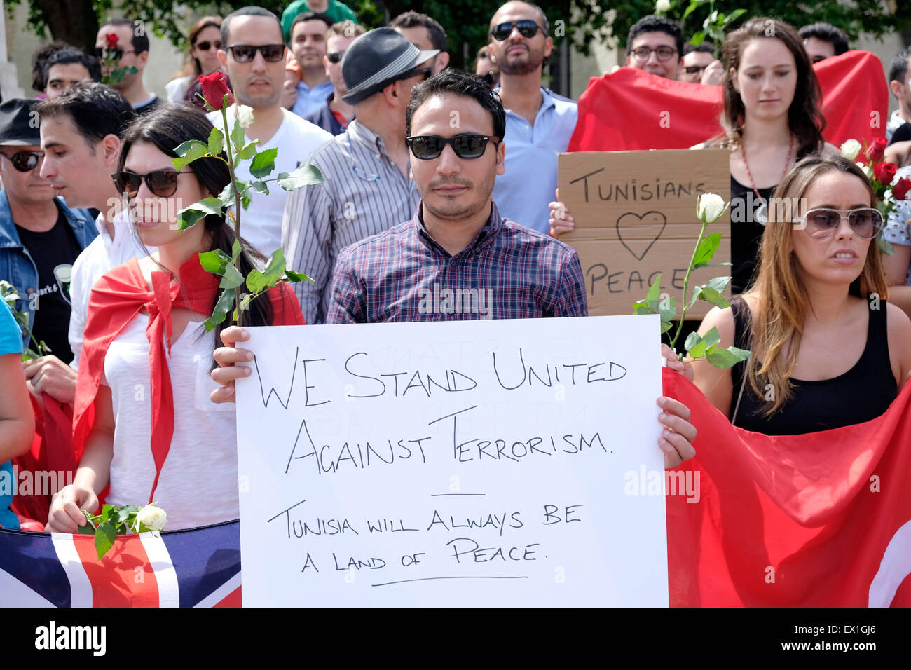 Stand together against terrorism hi-res stock photography and images ...