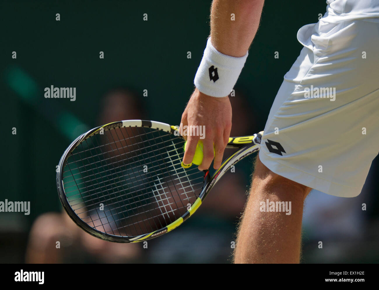 Wimbledon, London, UK. 04th July, 2015. Tennis, Wimbledon, Hands ...