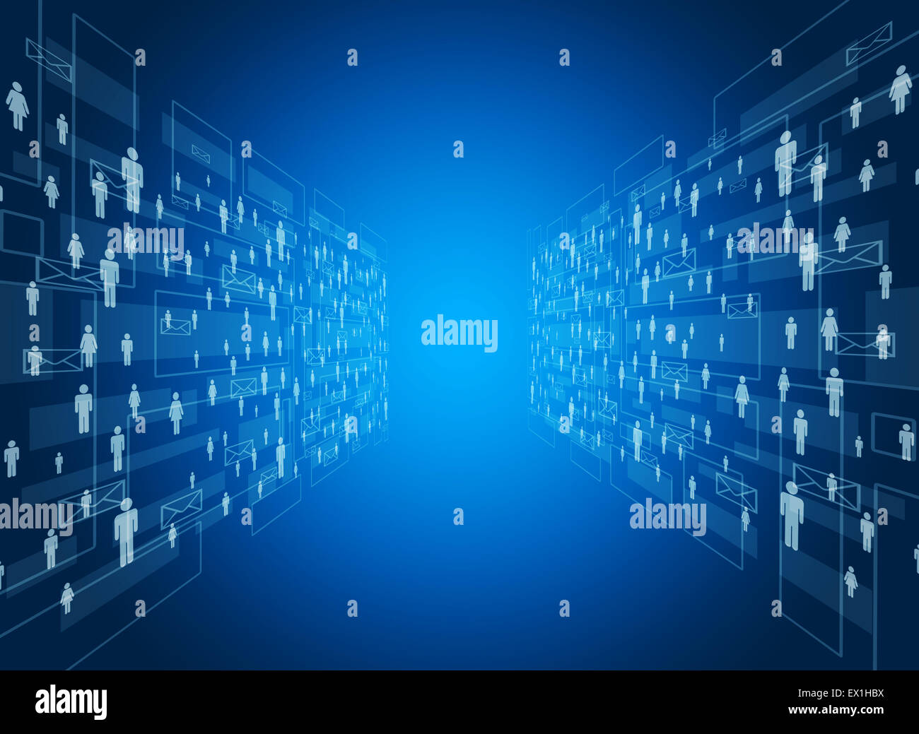 Abstract blue background Stock Photo - Alamy