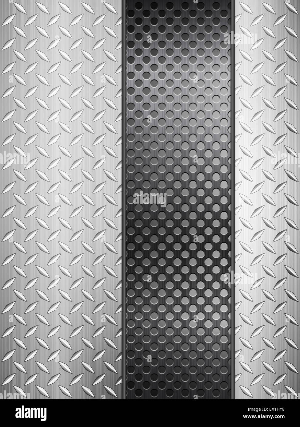 Pattern of metal texture background. Vector illustration Stock Photo ...