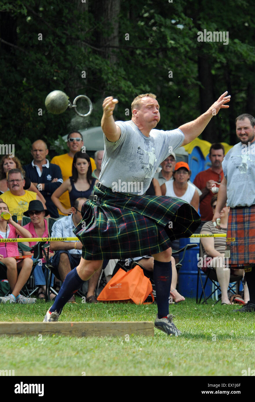 Hammer Throw Scottish Highland Games High Resolution Stock Photography ...
